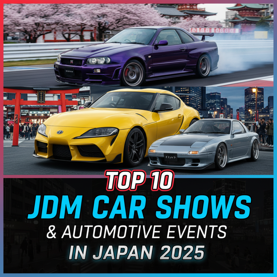 Top 10 JDM Car Shows & Automotive Events in Japan 2025 | JDM TOUR